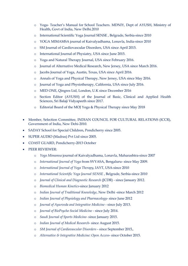 Biodata of Yogacharya Dr Ananda Balayogi Bhavanani | PDF