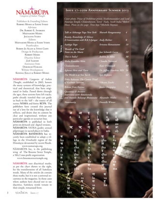 Dr Ananda's interview in Namarupa magazine | PDF
