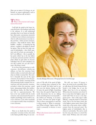 Dr Ananda's interview in Namarupa magazine | PDF