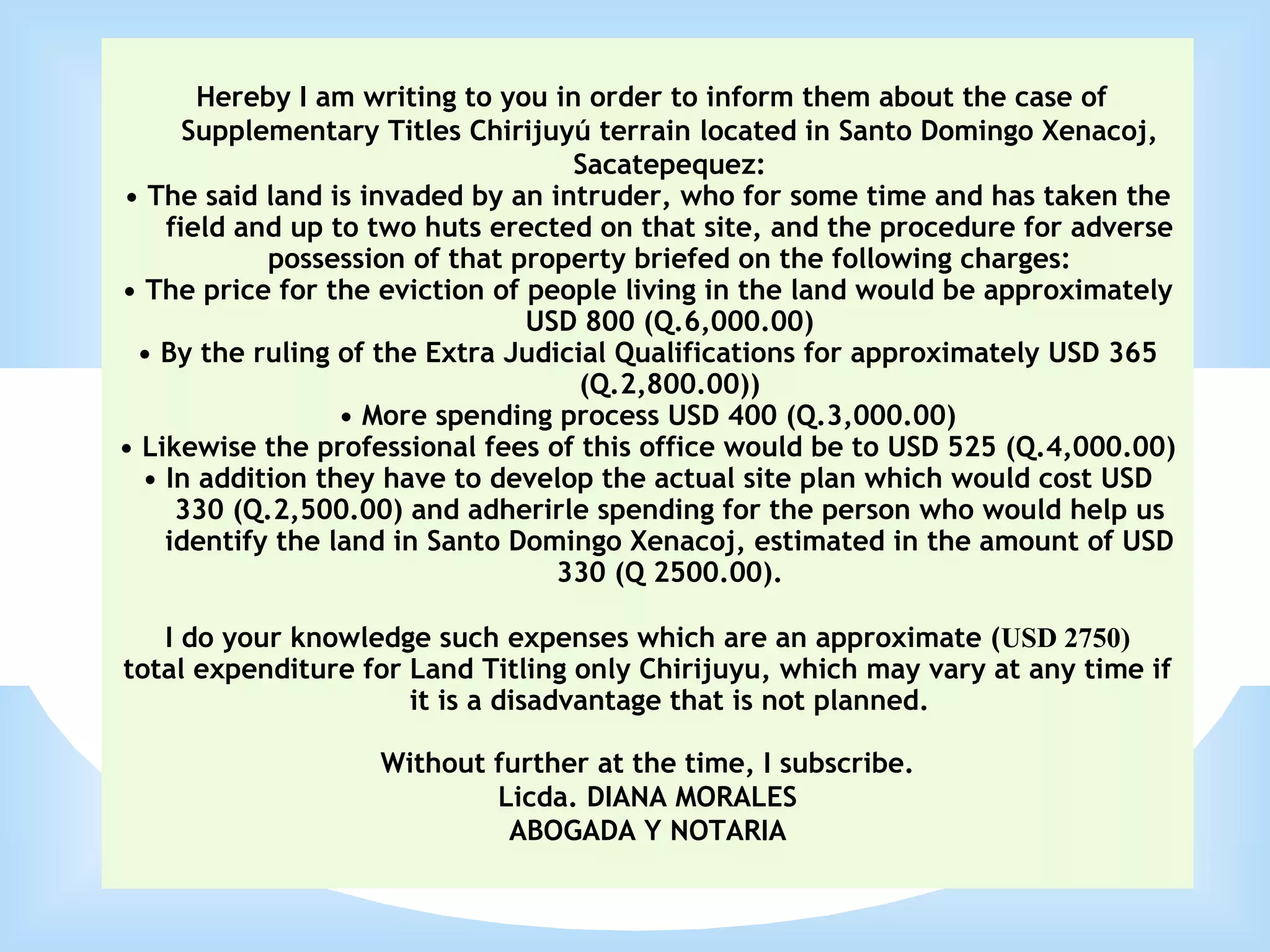 Ananda Maya Master Unit Guatemala | PPT