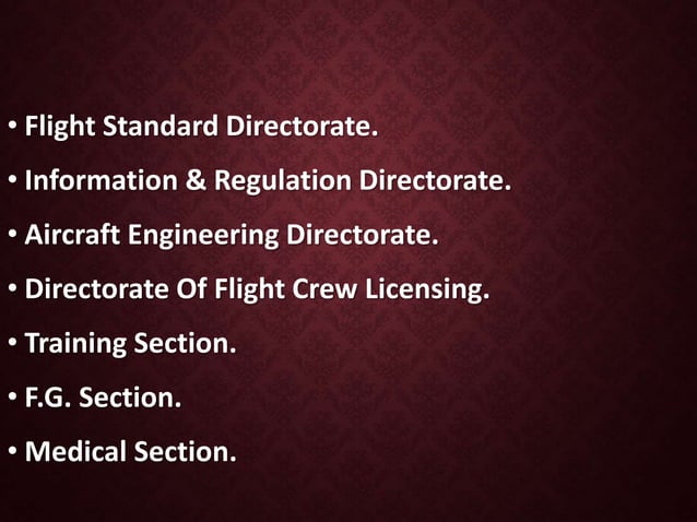 Directorate General Of civil aviation | PPT