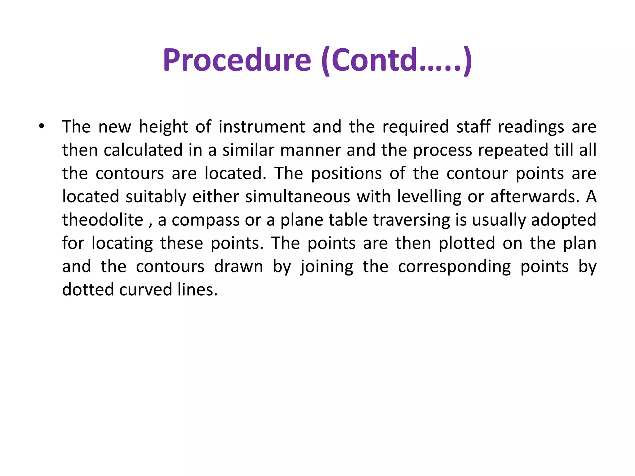 surveying contouring | PPTX