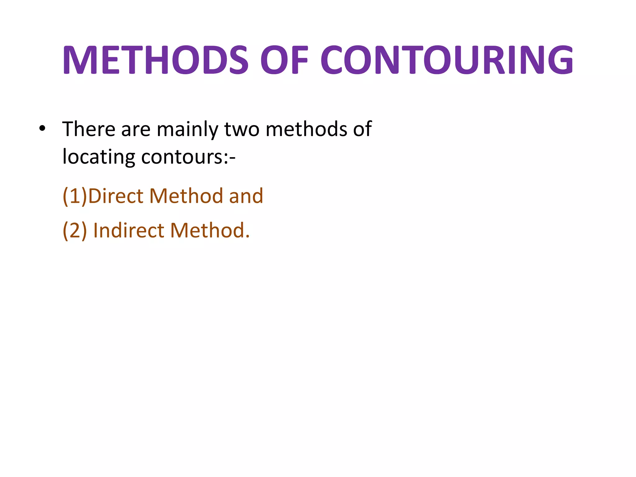 surveying contouring | PPTX