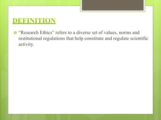 anand ethics ppt for phd scholar integral | PPT