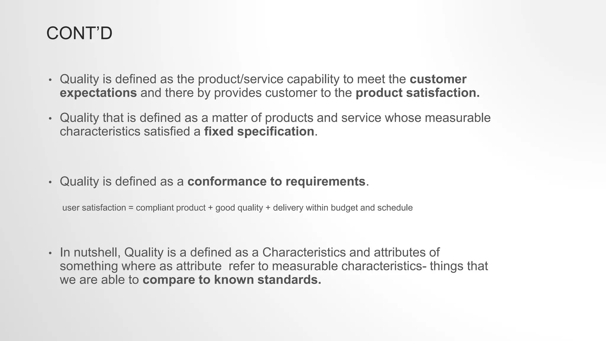 Quality Concept | PPTX