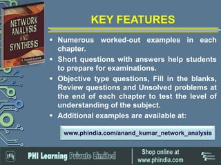Network Analysis and Synthesis - PHI Leaning | PPT