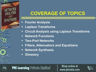 Network Analysis and Synthesis - PHI Leaning | PPT