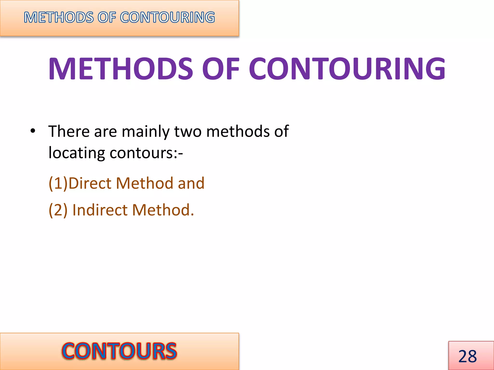 levelling and contouring | PPTX