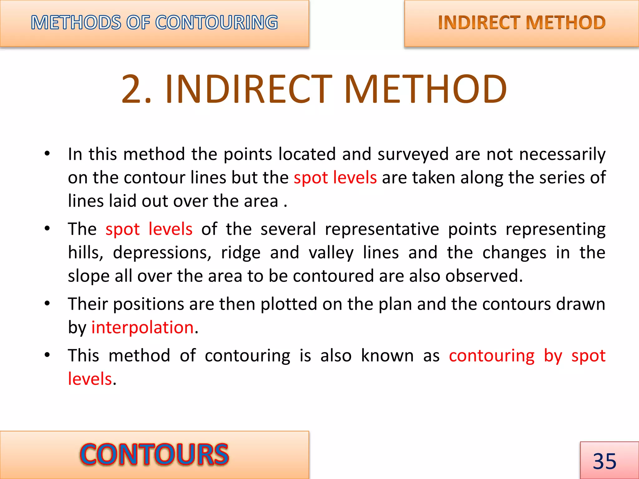 levelling and contouring | PPTX
