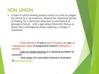 Infected nonunion tibia | PPTX