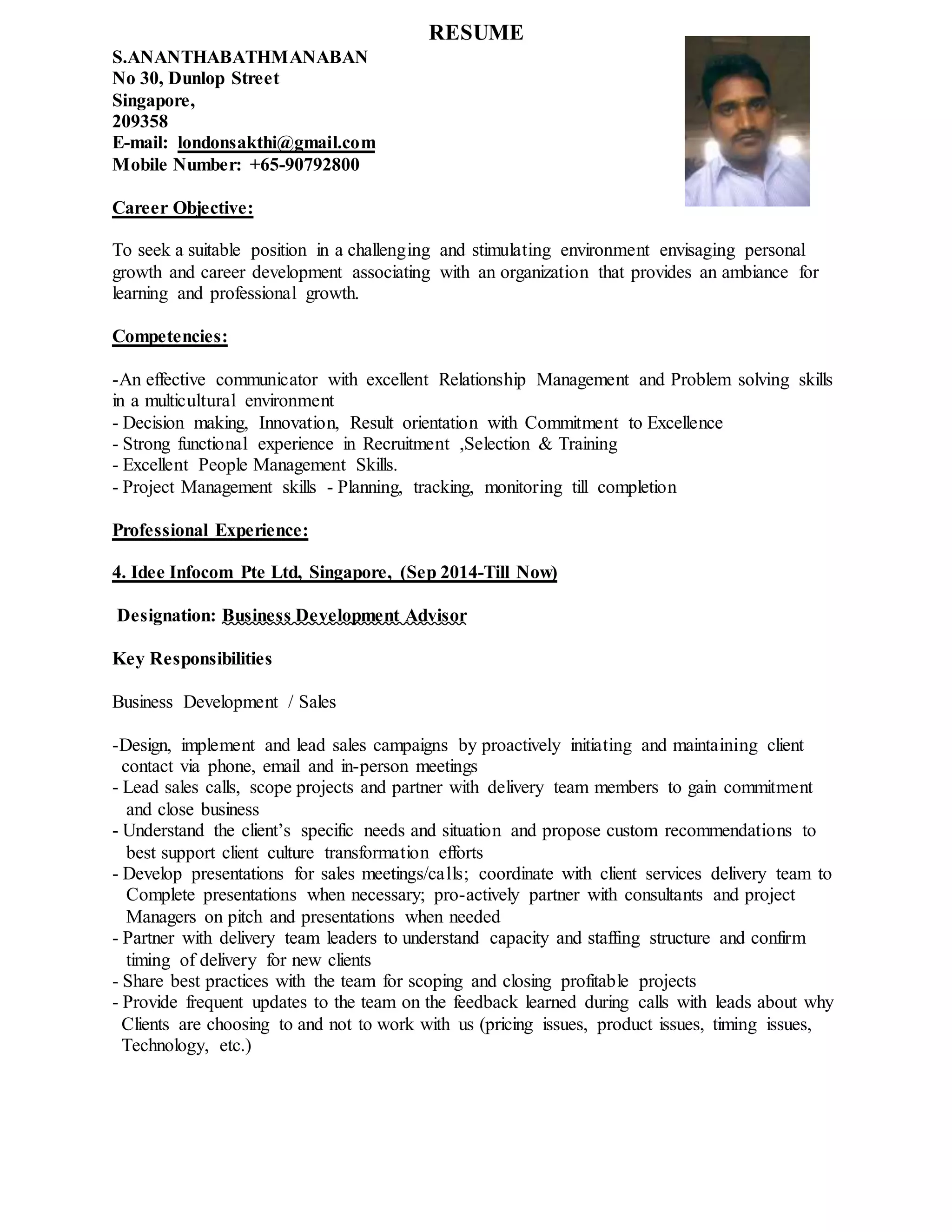 Anand resume | DOCX