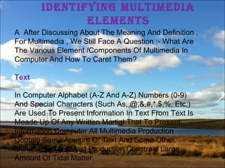 Multimedia | PPT