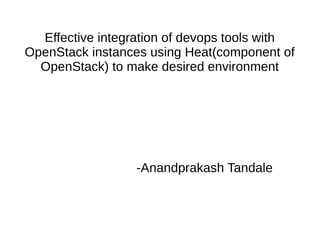 Anandprakash Tandale | PPT