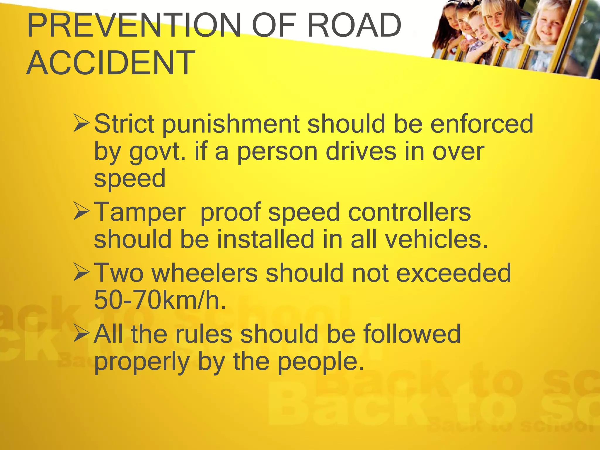 ROAD ACCIDENT | PPT