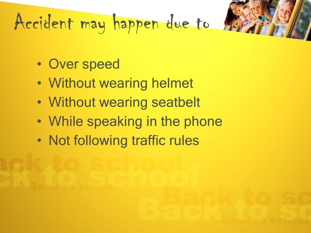 ROAD ACCIDENT | PPT | Injuries | Diseases and Conditions