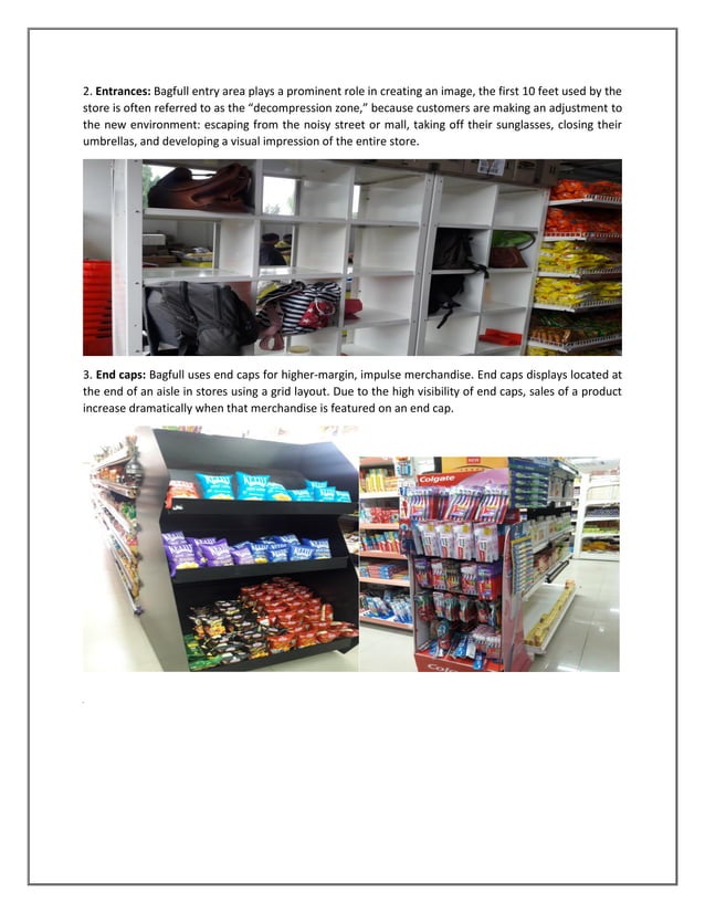 Retail Store Visit at Bagfull Mart Report | PDF