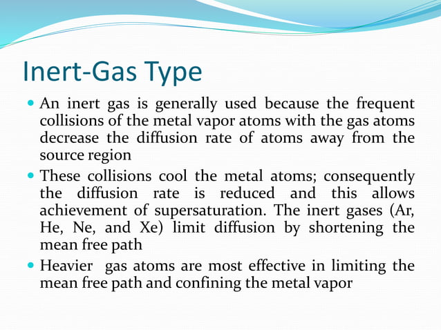 INERT GAS CONDENSATION.pptx | Chemistry | Science