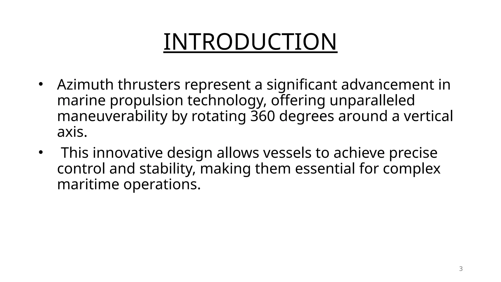 AZIMUTH THRUSTER significant advancement.pptx