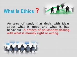 Ethical decision making process | PPTX