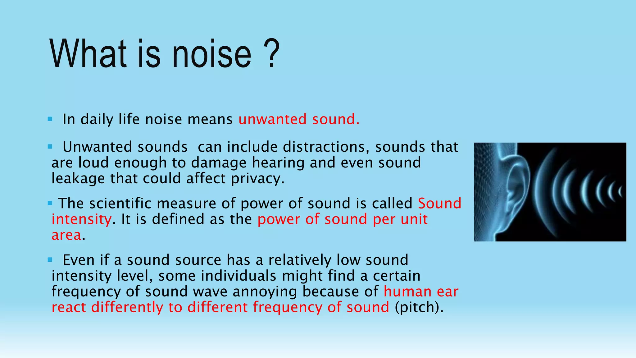 noise control of buildings | PPTX