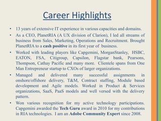 Anand vardhan - A Profile Recap | PPTX