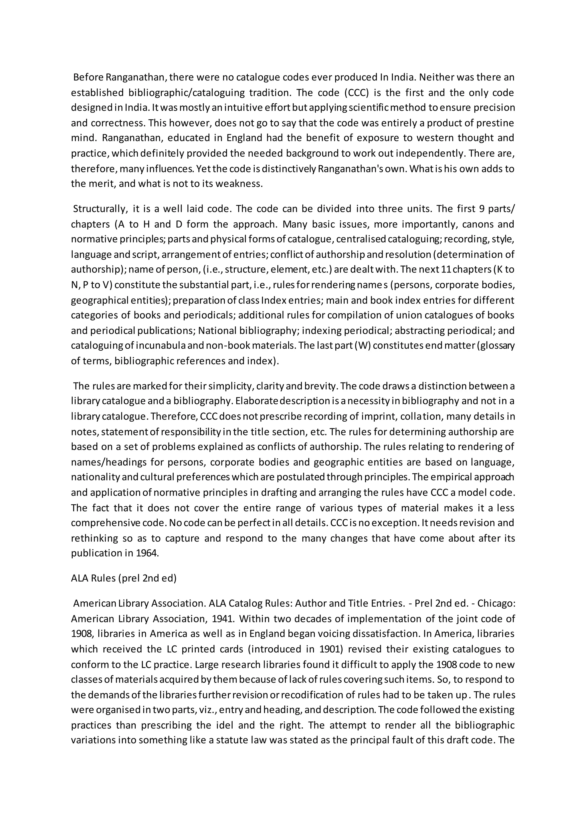History of cataloguing code | DOCX