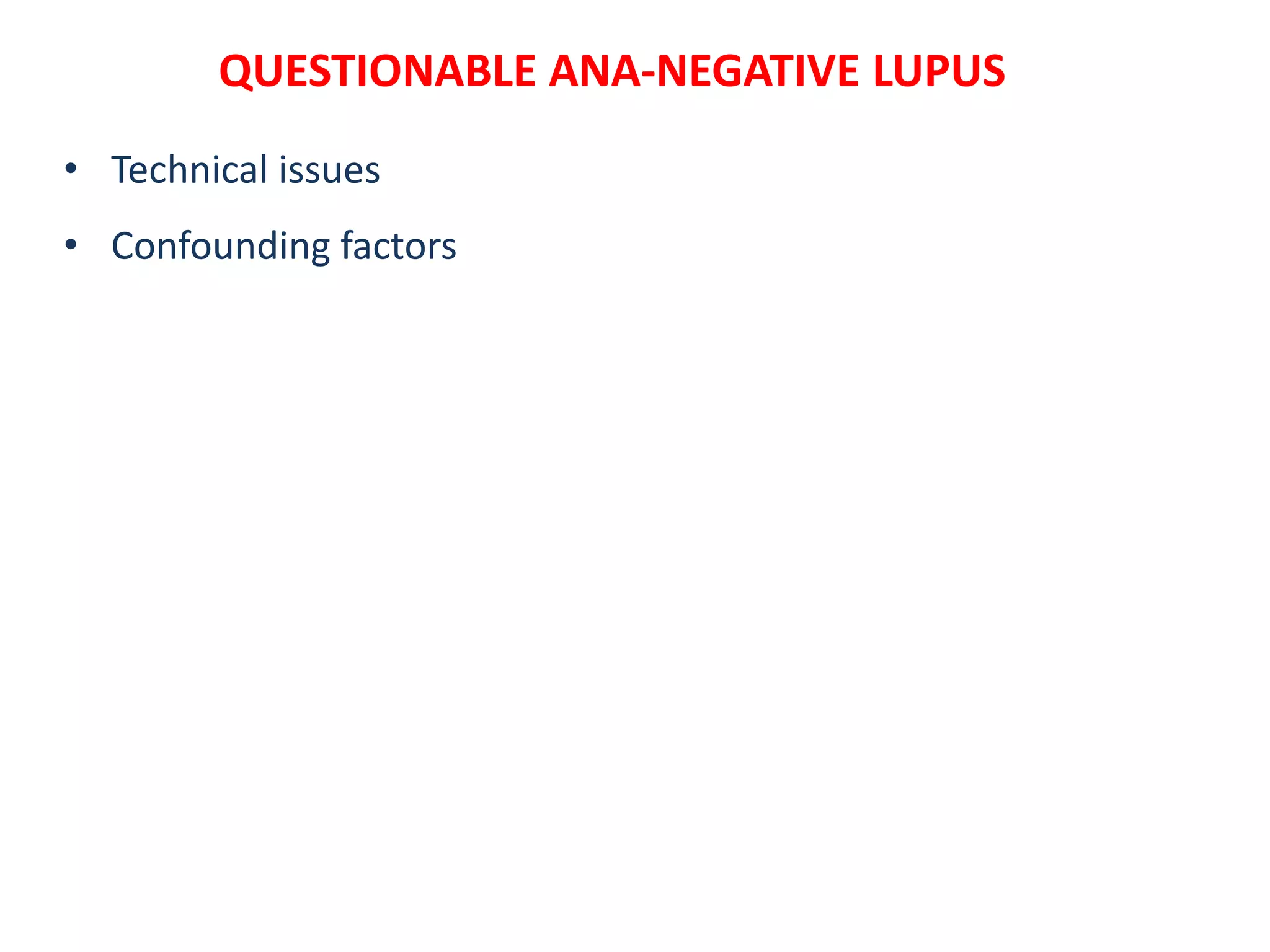 ANA Negative Lupus | PPTX
