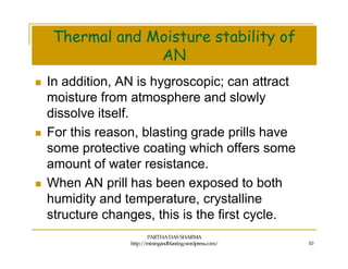 ANFO, Emulsion and Heavy ANFO blends - Useful explosive and blasting ...