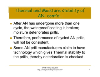 ANFO, Emulsion and Heavy ANFO blends - Useful explosive and blasting ...