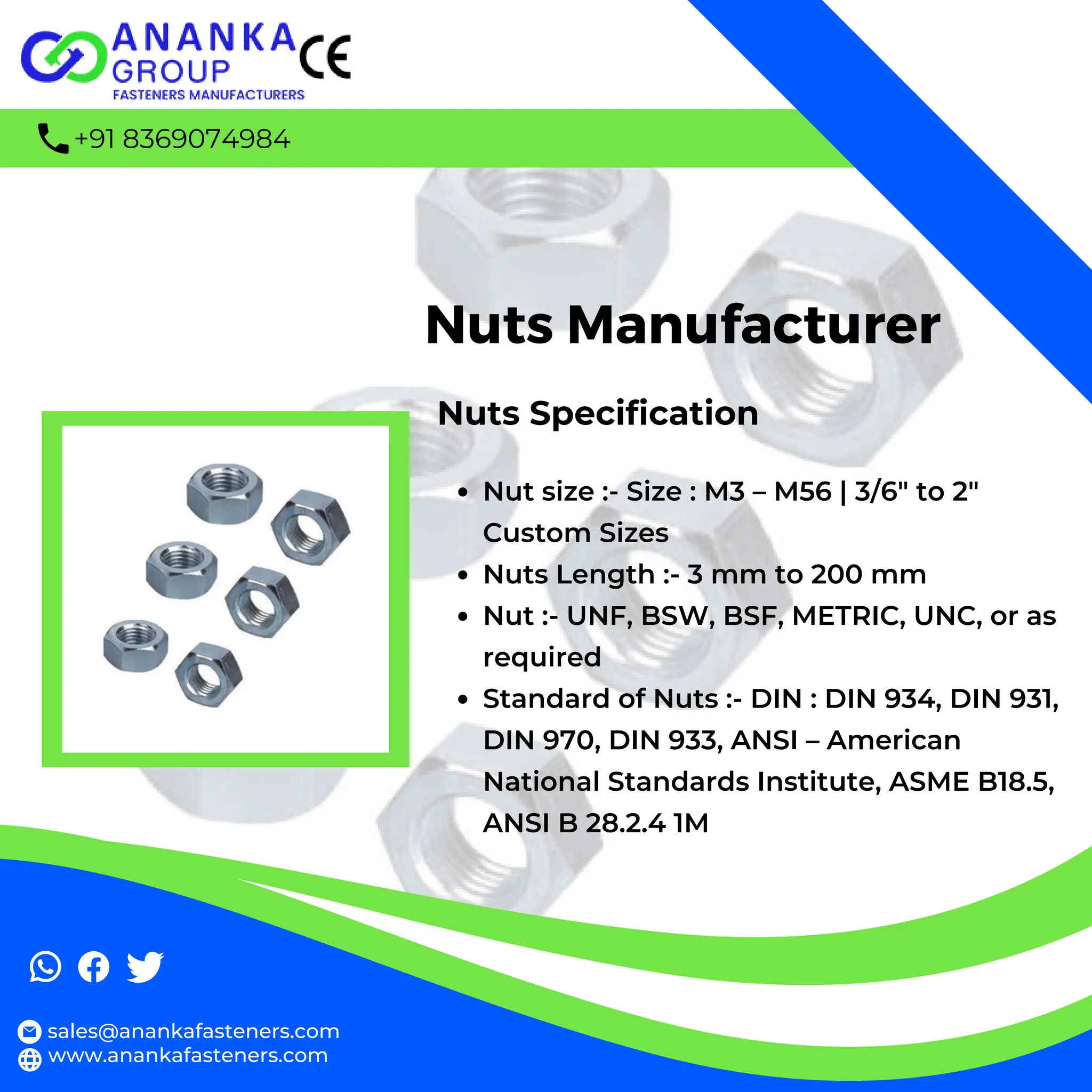 SS Fasteners | Eye Bolt | Nuts | Screw | Fasteners Manufacturer in ...