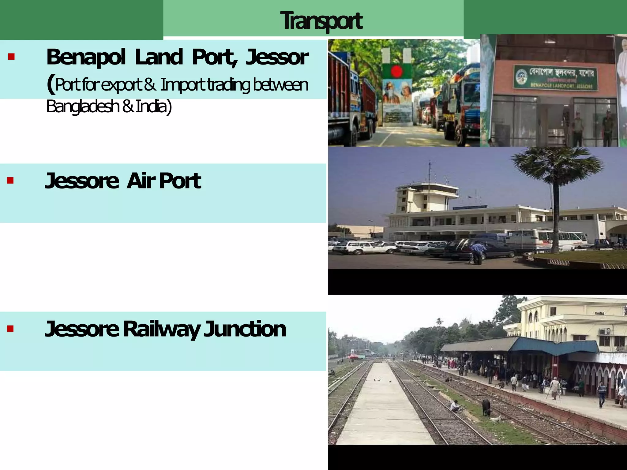 Presentation about Jessore District | PPTX