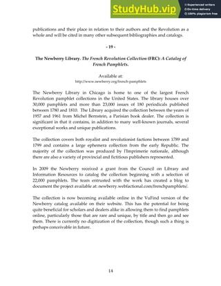 An Annotated Bibliography To The French Revolution | PDF | Hobbies ...