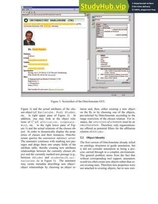 An Annotation Framework For The Semantic Web | PDF