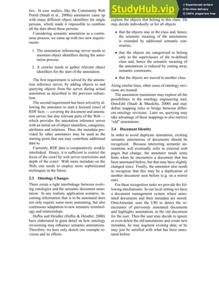 An Annotation Framework For The Semantic Web | PDF