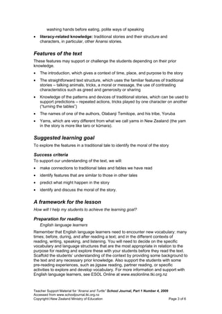 Anansi and turtle | DOC