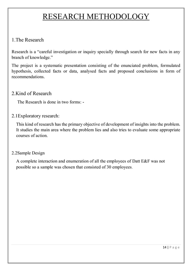 SIP report on Recruitment and Selection