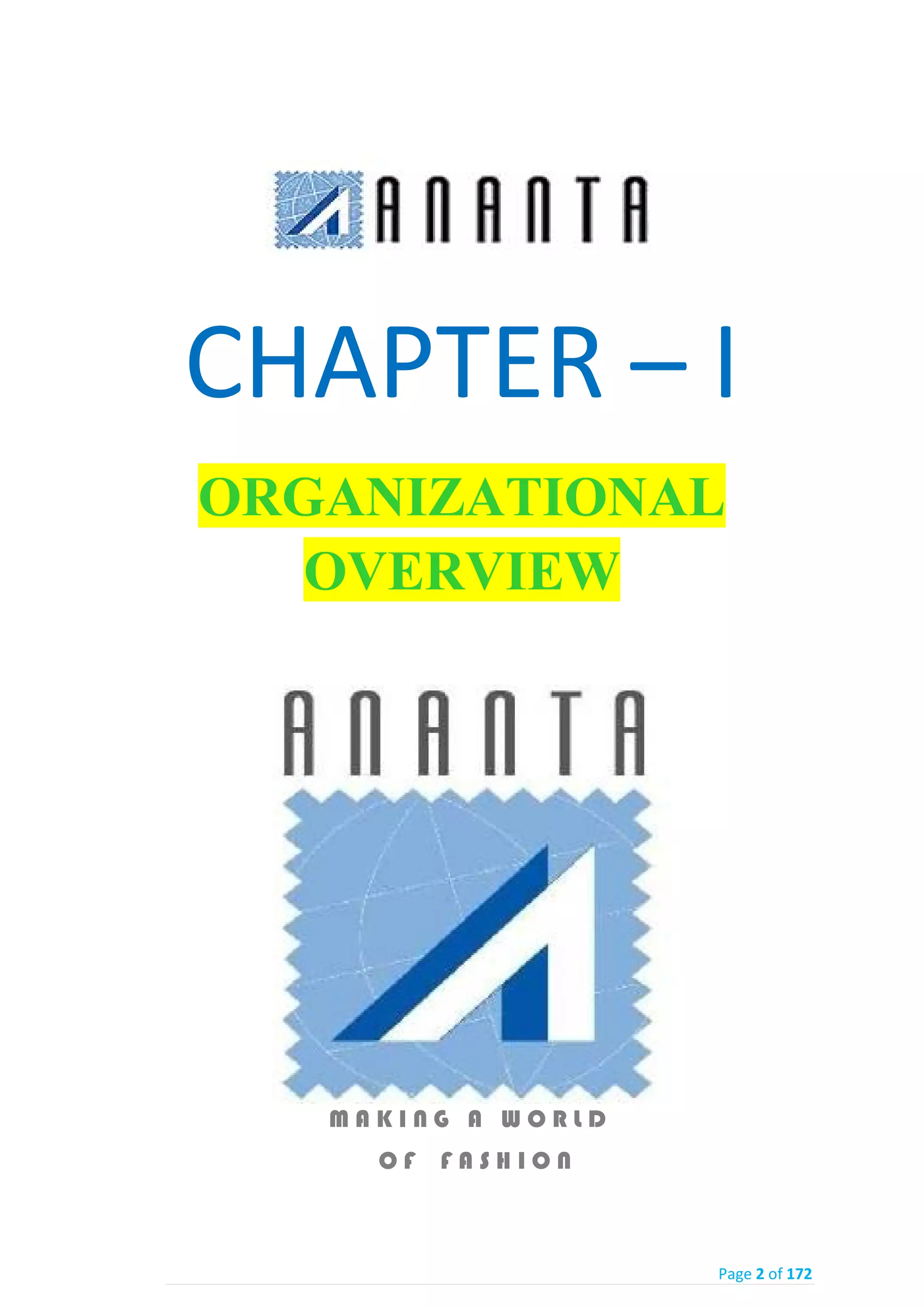 Industrial Attachment of Ananta group | PDF