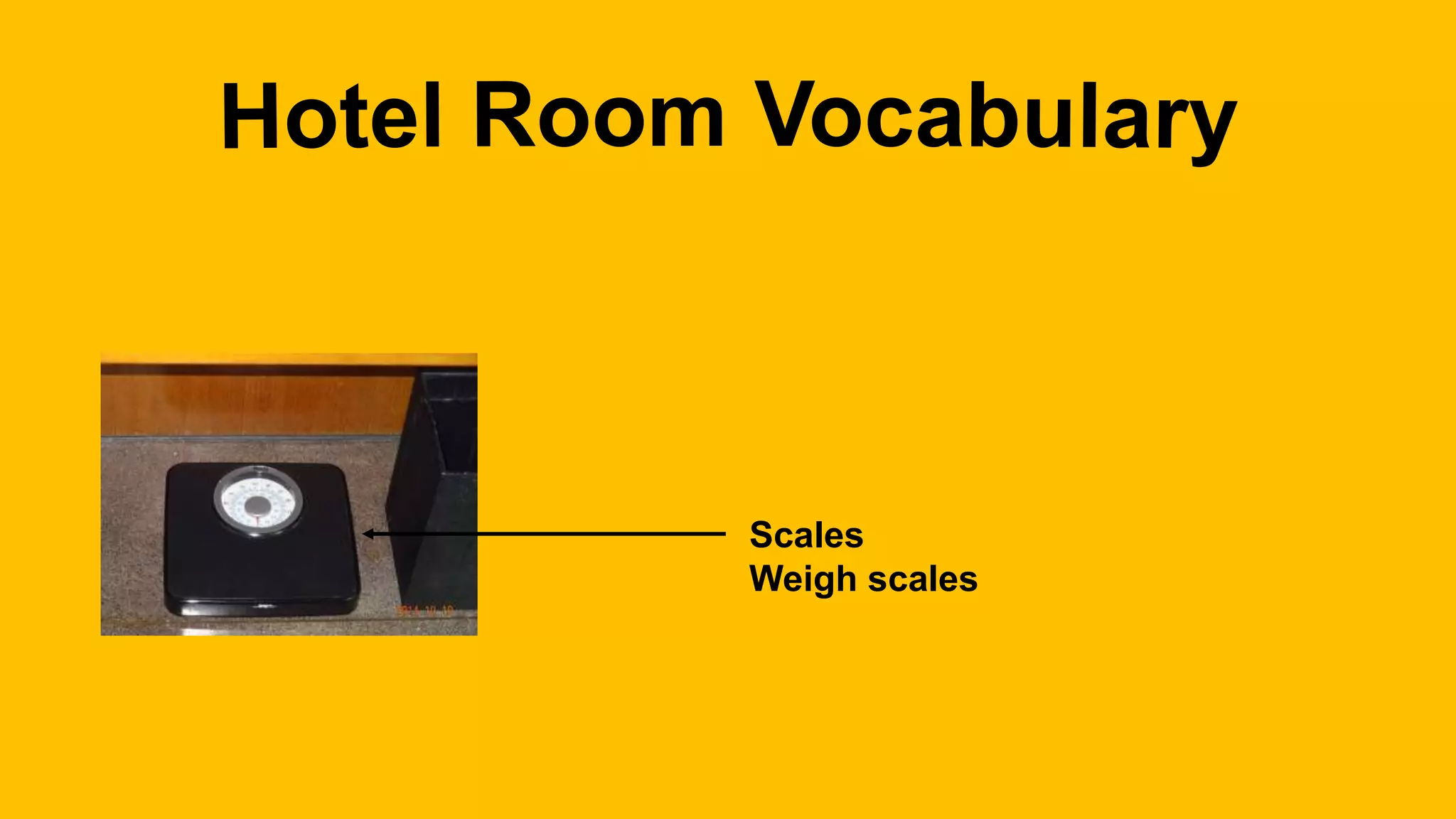Anantara hotel room vocabulary | PPT