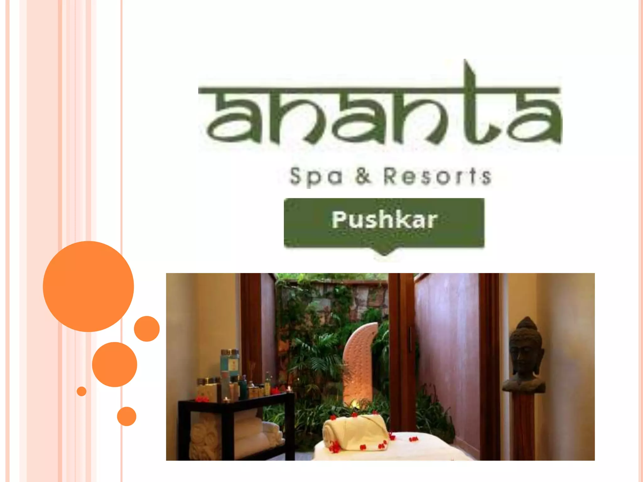 Ananta spa & resort pushkar mudra the spa | PPTX