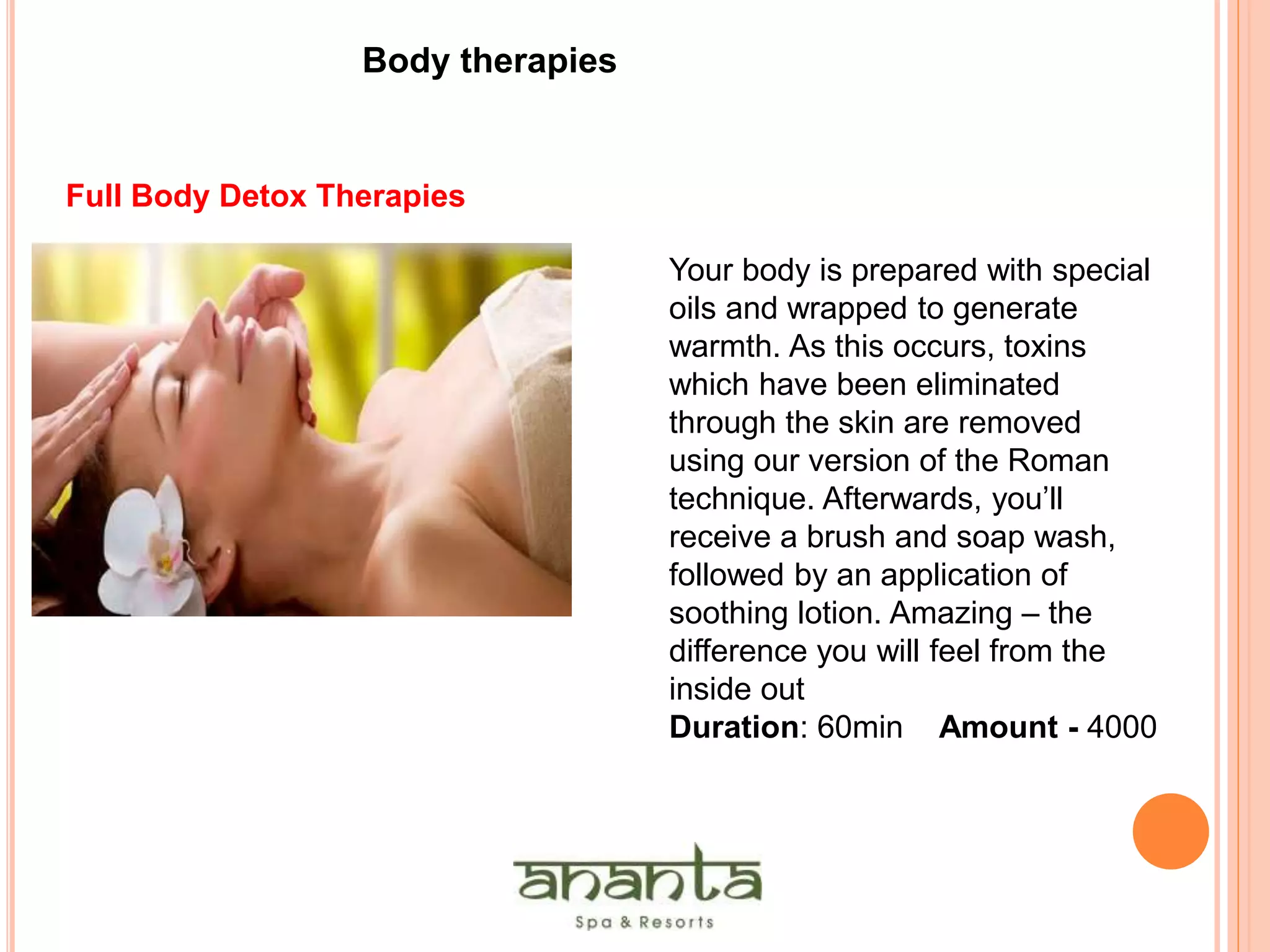 Ananta spa & resort pushkar mudra the spa | PPTX