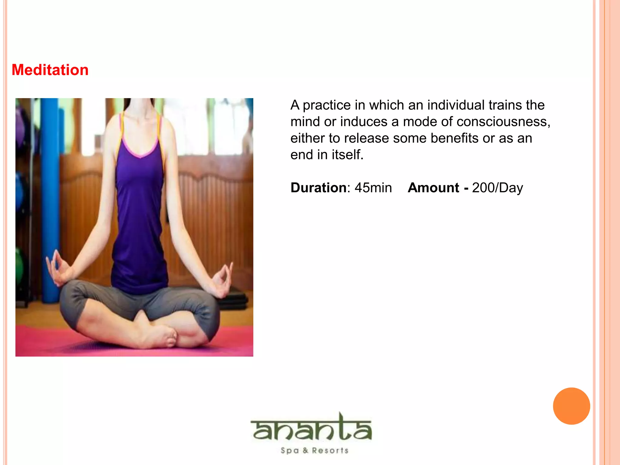 Ananta spa & resort pushkar mudra the spa | PPTX