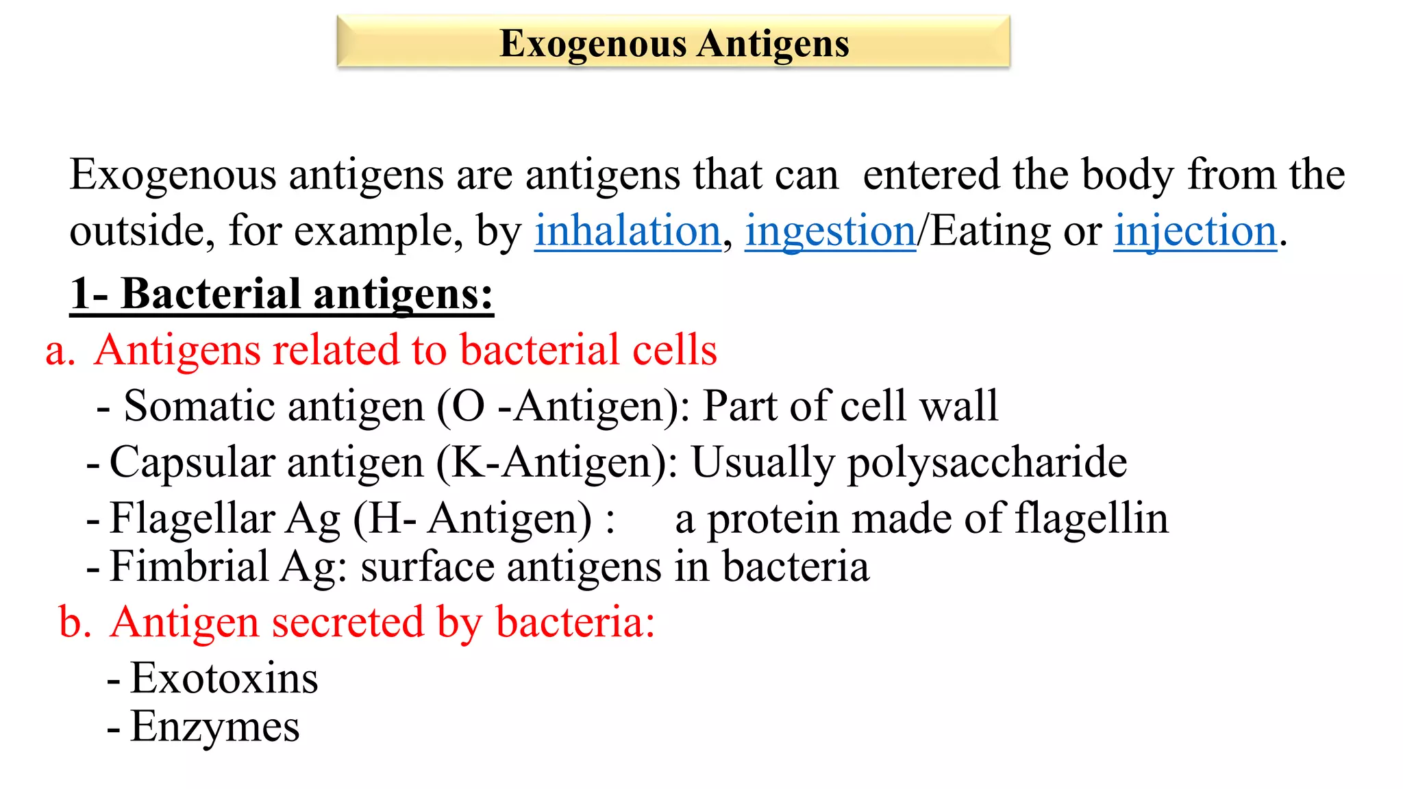 Introduction to antigen | PPTX