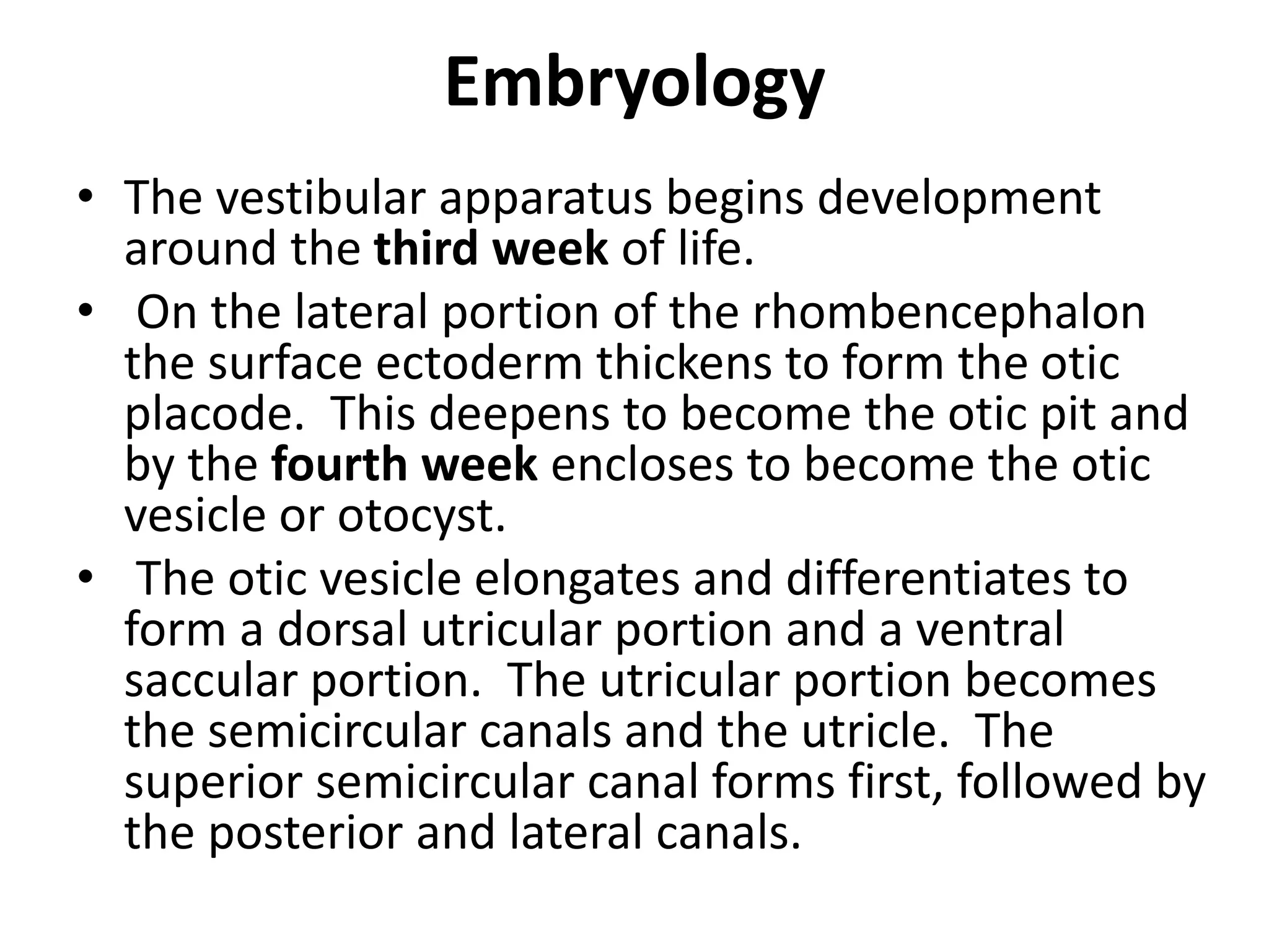 Anantomy of vestibular system | PPTX