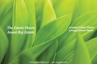 Anant raj estate plots, sector 63 a, gurgaon | PDF