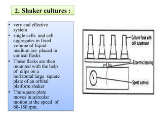 Suspension Culture and Single Cell Cultures, Culturing methods ...