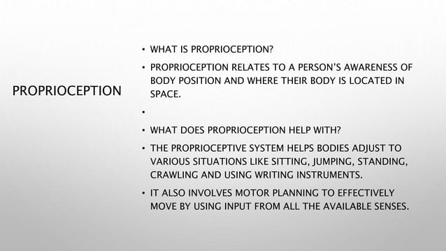 Proprioception activities to improve proprioception ppt.pptx