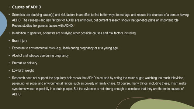 attention deficit hyperactivity disorder ppt.pptx