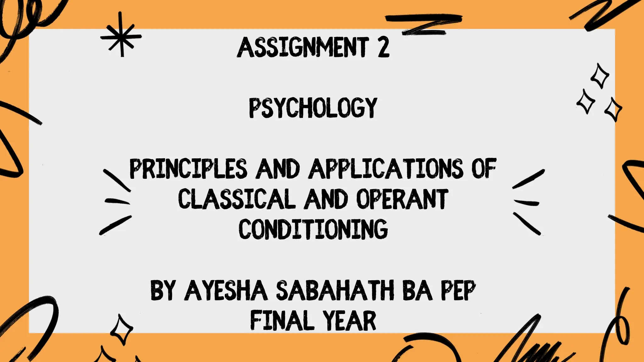 Principles and Applications of Classical and operant conditioningppt.pptx