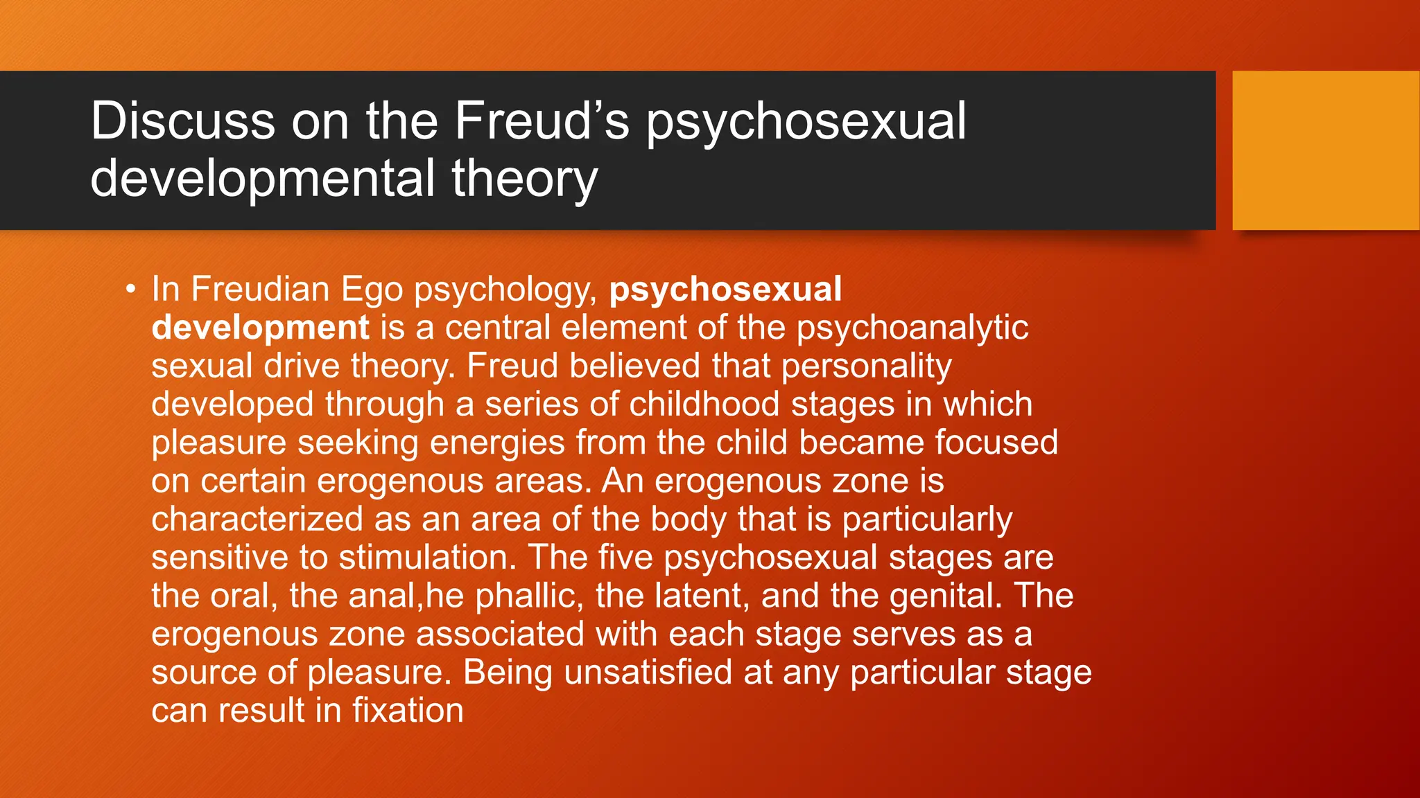 Freud' PSYCHOSEXUAL developmental theoryppt.pptx | Sexual Health ...