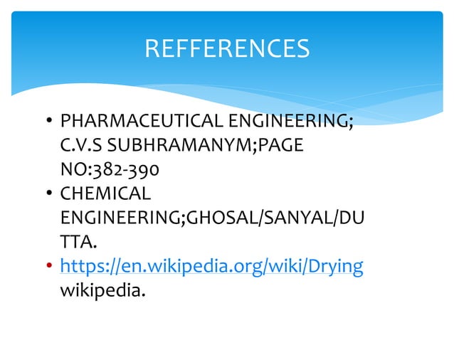 PHARMACEUTICAL DRYING | PPTX | Chemistry | Science
